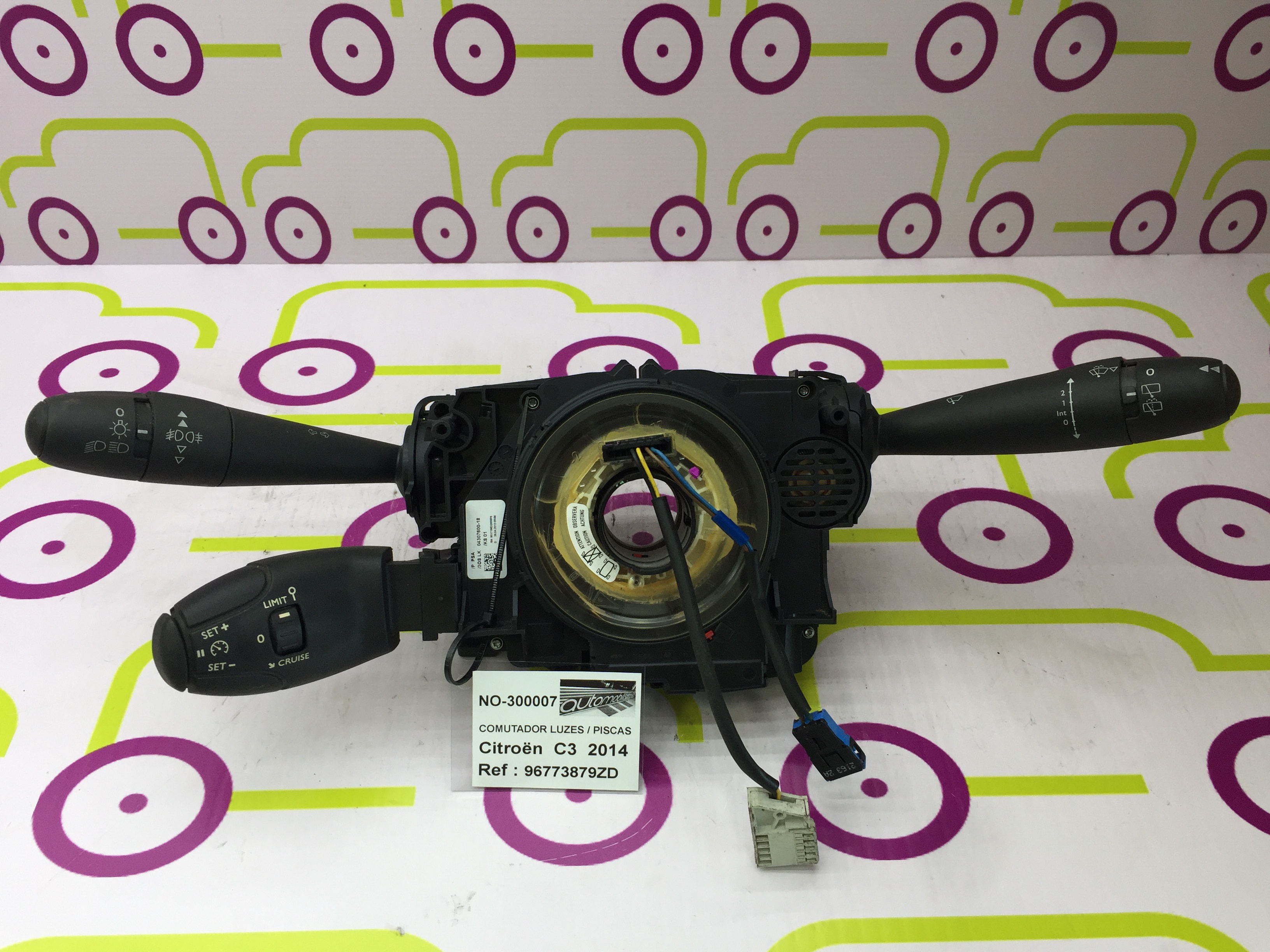 Comutador Citroën C3 de 2014 - Ref OEM : 96773879ZD | Automobilis