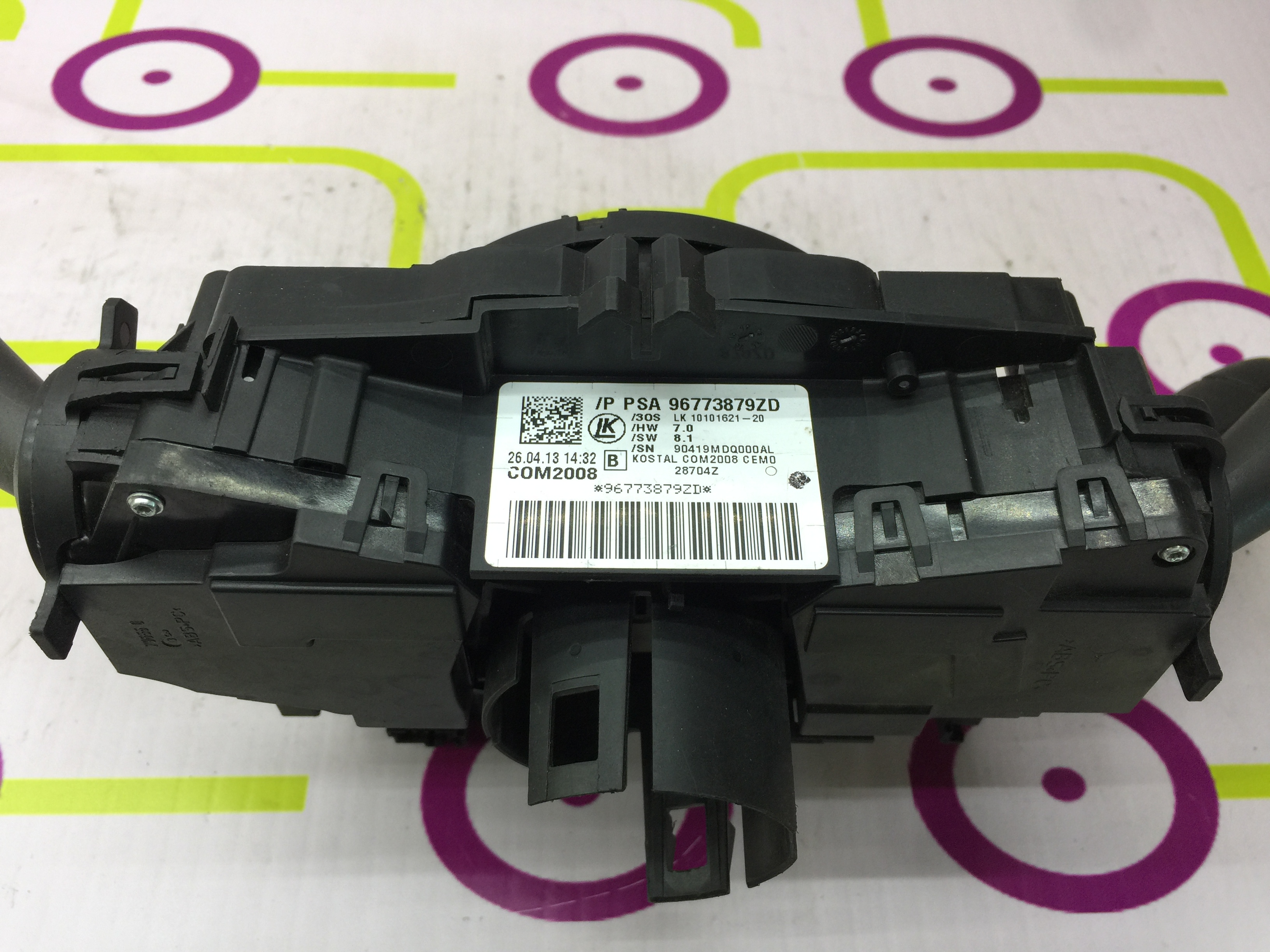 Comutador Citroën C3 de 2014 - Ref OEM : 96773879ZD | Automobilis