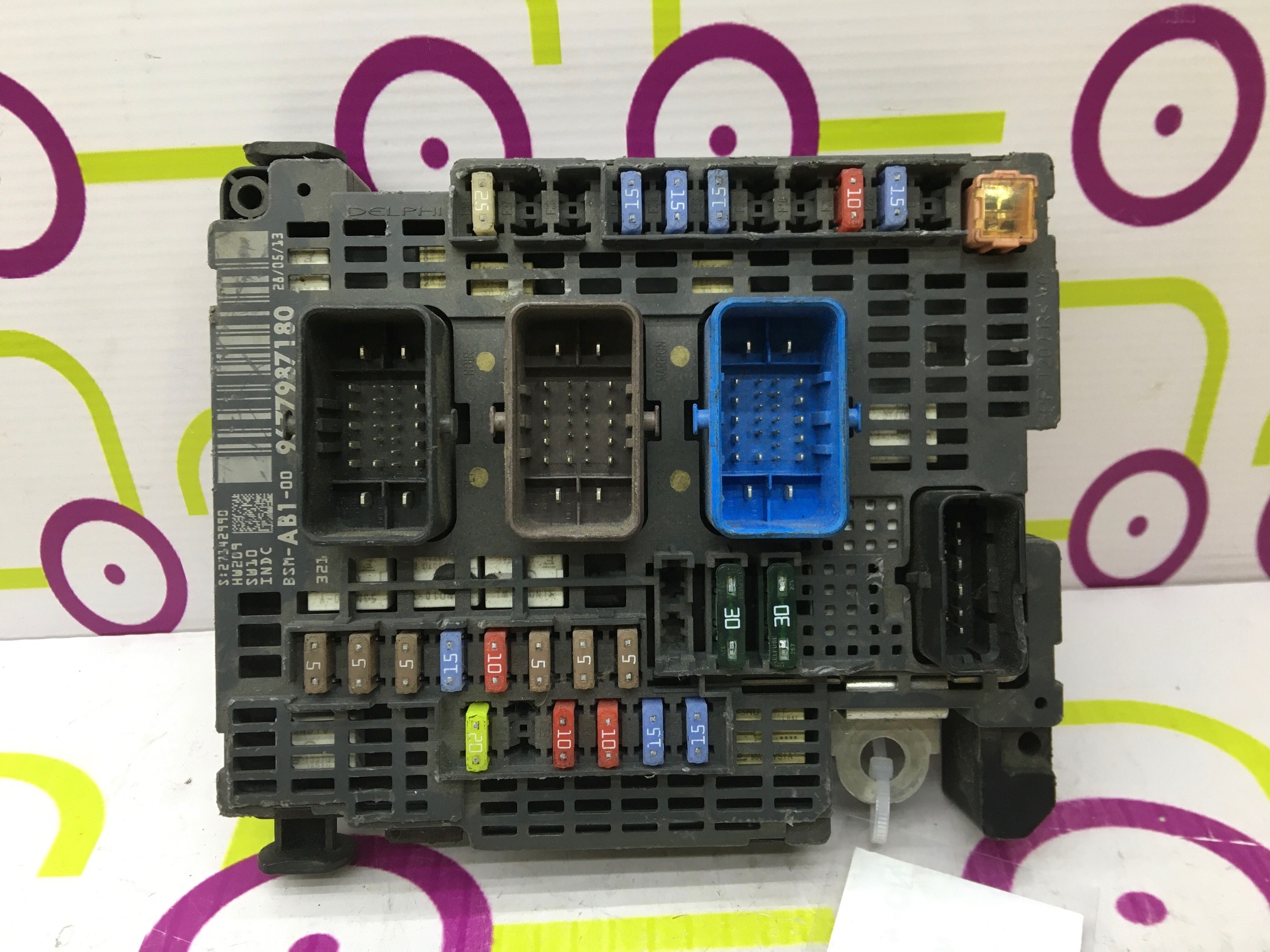 Módulo BSM Citroën C4 1.6 109Cv de 2011 - Ref OEM : 9677987180 ...