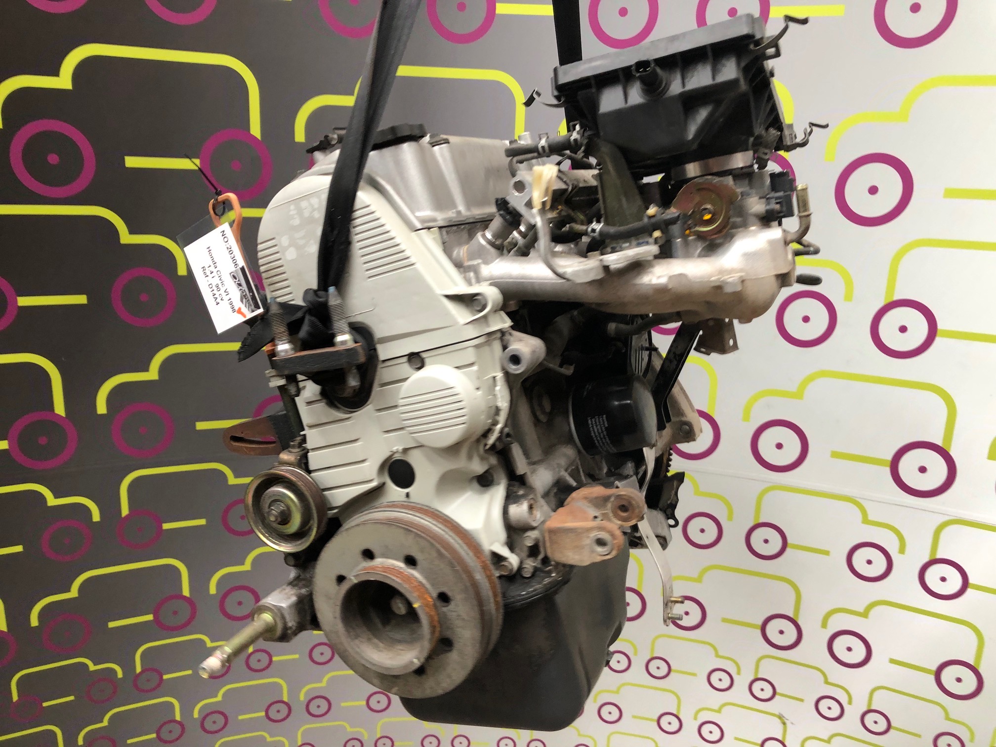 Motor Honda Civic VI 1.4 i 90 Cv de 1998 - Ref OEM : D14A4 | Automobilis